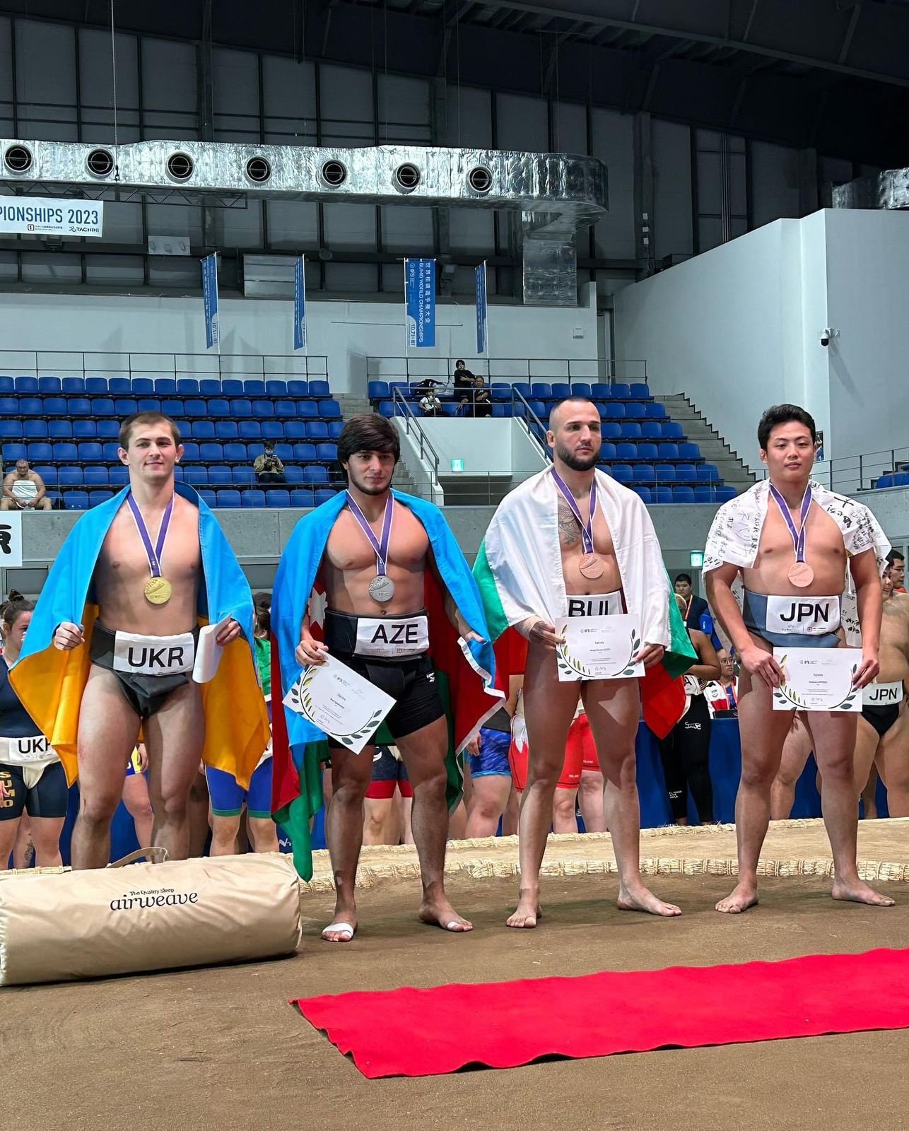 Azerbaijani sumo wrestler won a silver medal at the World Championship ...